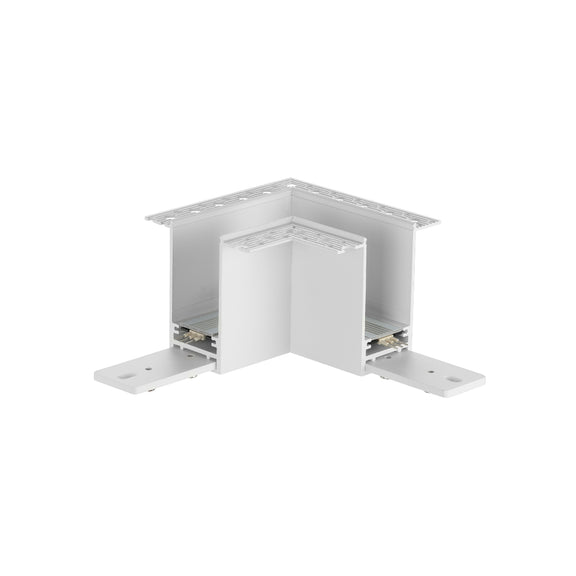 UMAG-L-RSJOINER-BLK/WH Magnetic track Corner For Recessed Installation ...