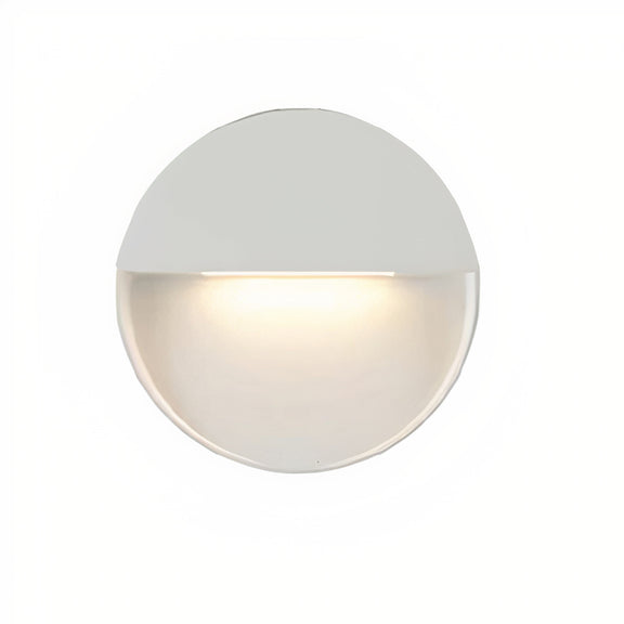 UOW-LOOP-WH/BLK-3CCT LOOP Round Exterior LED Wall Light – UGE Lighting