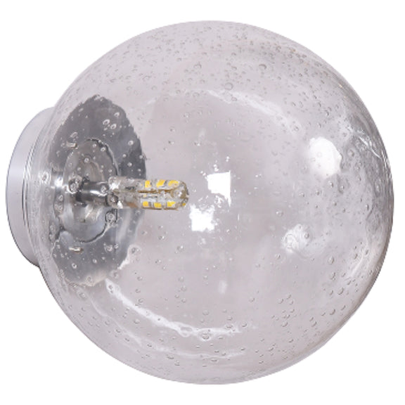 UWL-AVA-DIM-SB-AMBER/CLEAR/SMOKE AVA DIMPLE glass wall light – UGE Lighting